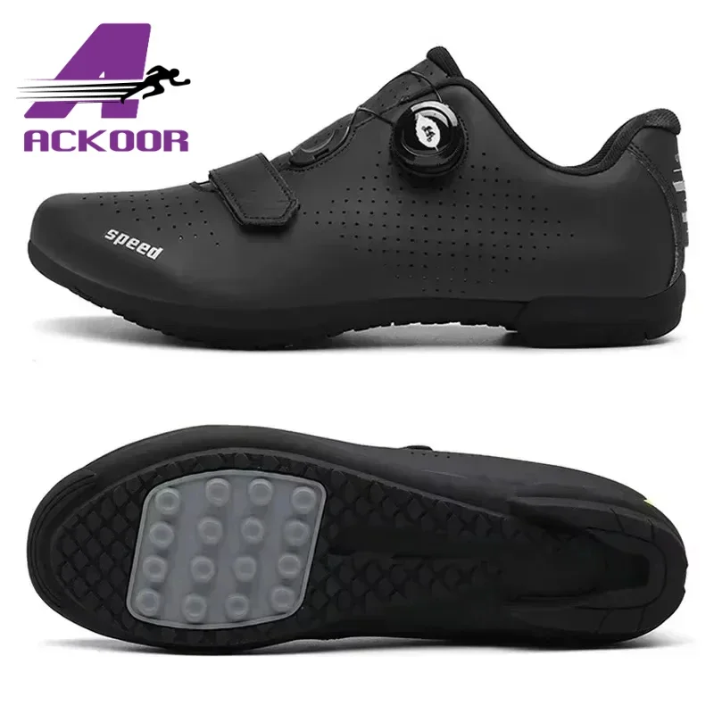 Men-Non-Locking-Mountain-Bike-Shoes-Without-Cleats-Road-Bicycle-Rb ...