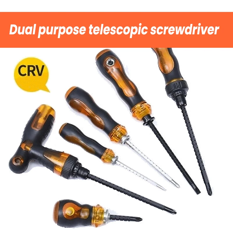Multipurpose-Dual-Purpose-Telescopic-Screwdriver-CR-V-Magnetic-Screw ...