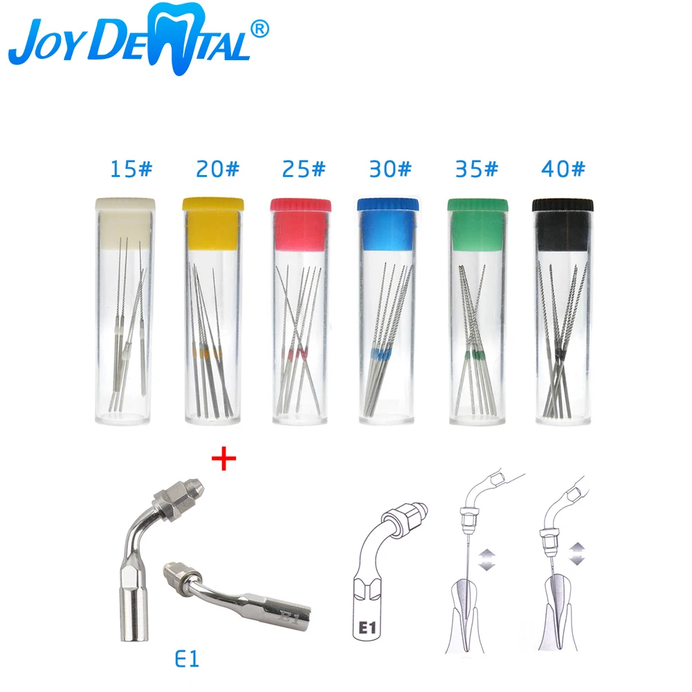 6pcs/Bottle Dental U files Root Canal Endodontic Files NITI with Scaler ...