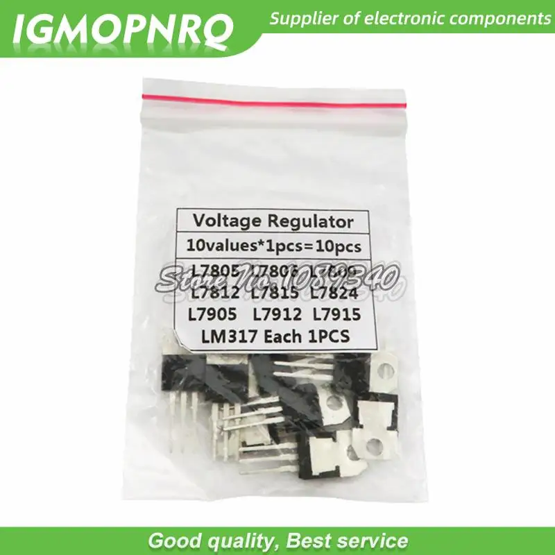 10value-1PCS-10PCS-lot-L7805-L7806-L7809-L7812-L7815-L7824-L7905-L7912 ...