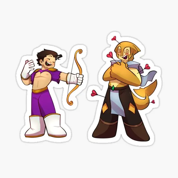 Qsmp Vegetta777 Foolish Duo 5PCS Stickers for Water Bottles Car Art ...