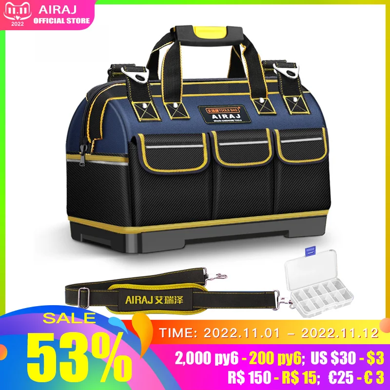 Tool Bag Airaj Large New Multi-function Tool Bag 1680d Oxford Cloth ...