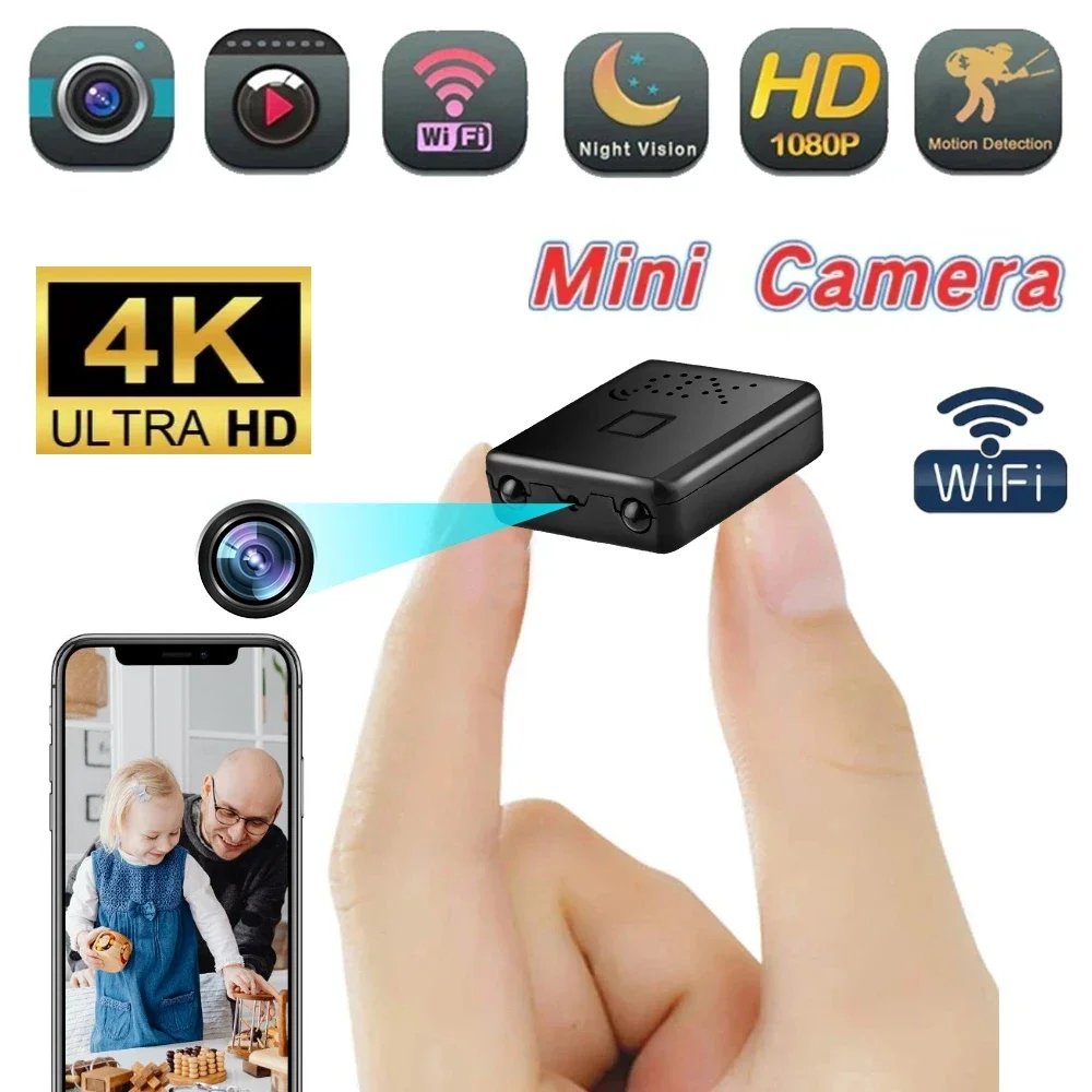 1080p Hd Smallest Mini Camera Wifi Built In Battery Ip Remote Monitoring Camcorder Ir Night