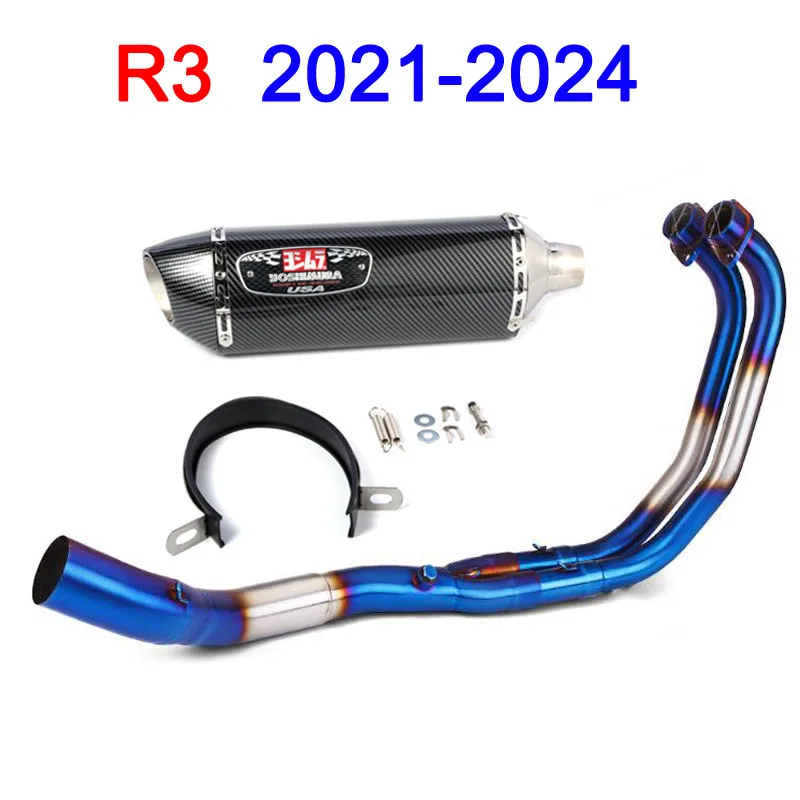 R3-Motorcycle-Exhaust-Yoshimura-Full-System-Modified-Front-Header-Pipe ...