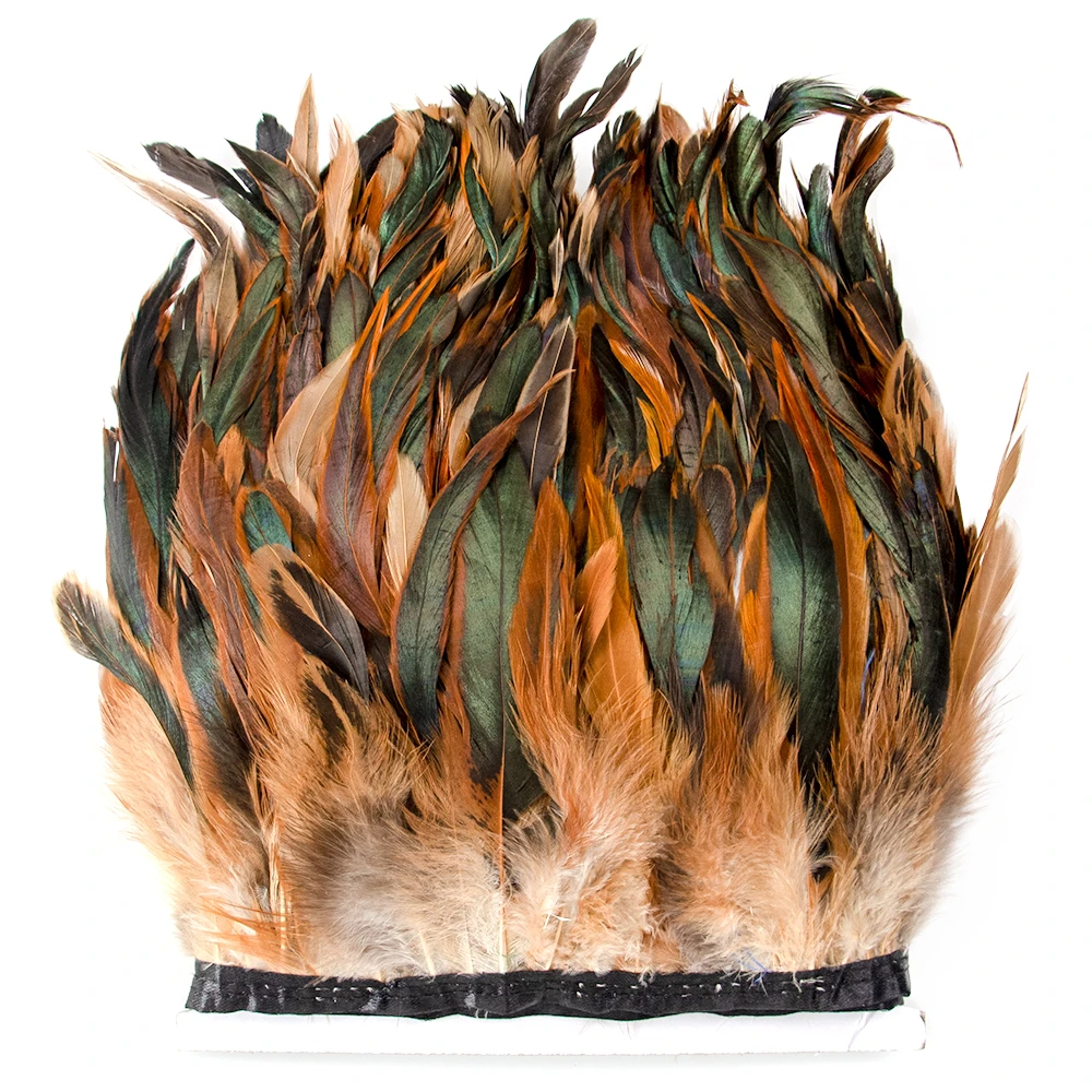 Black Rooster Feather Ribbon | Rooster Feathers Sewing | Rooster ...