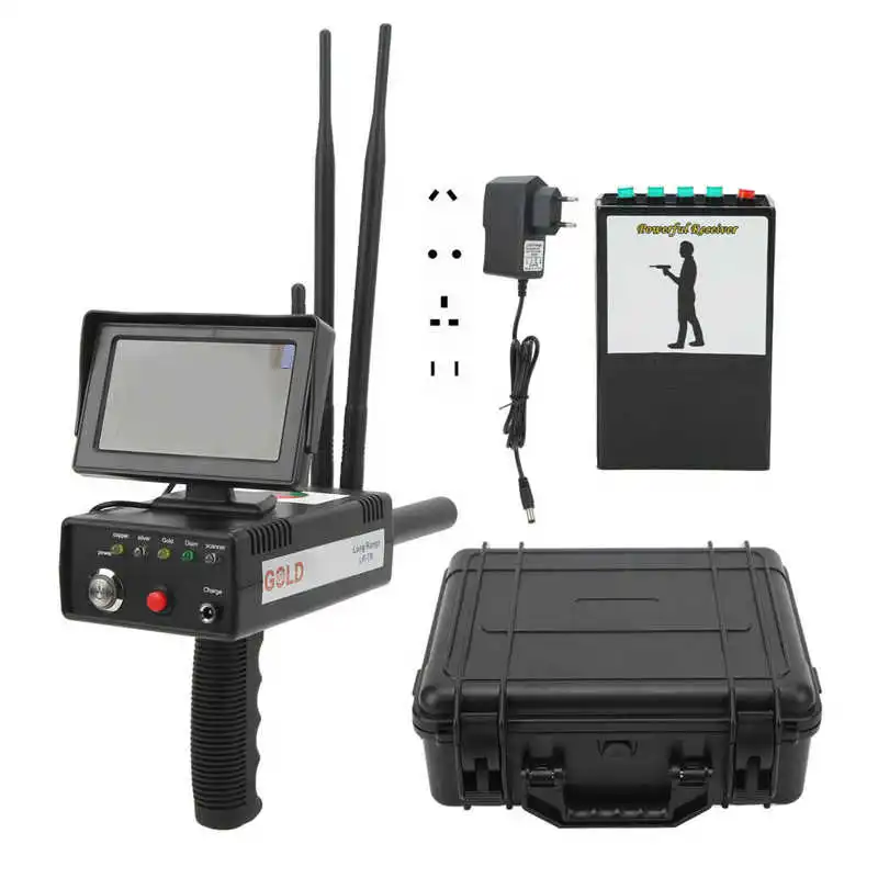 Long Range Metal Detector with Screen High Accuracy Treasure Finder ...