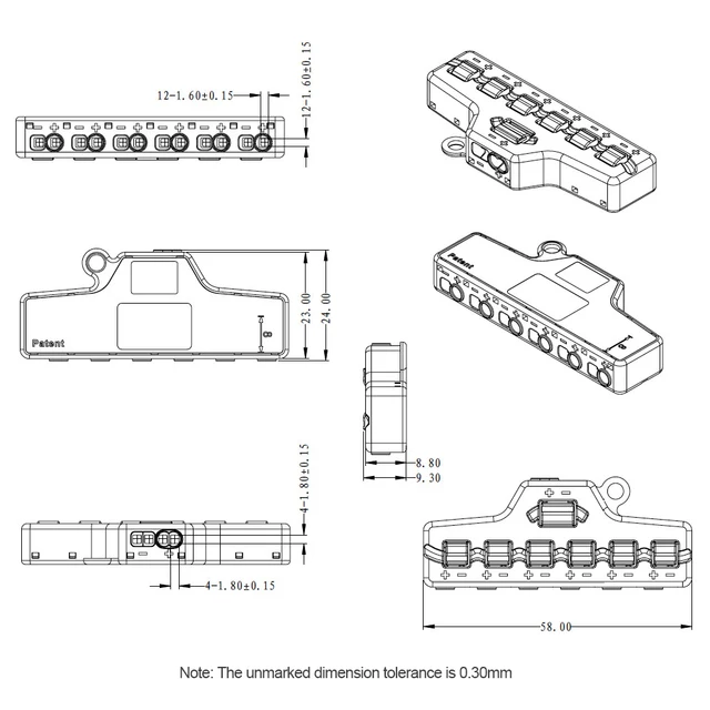 YRMSF 3/6Ports Quick Splitter Home Wiring Connectors Electrical Low ...
