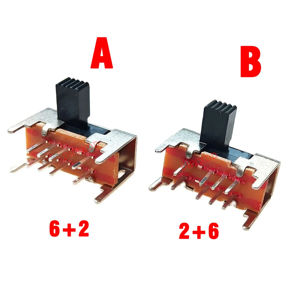8 Pin 3 Position 2p3t Dp3t Slide Switch | 3 Position 6 Pin Slide Switch ...