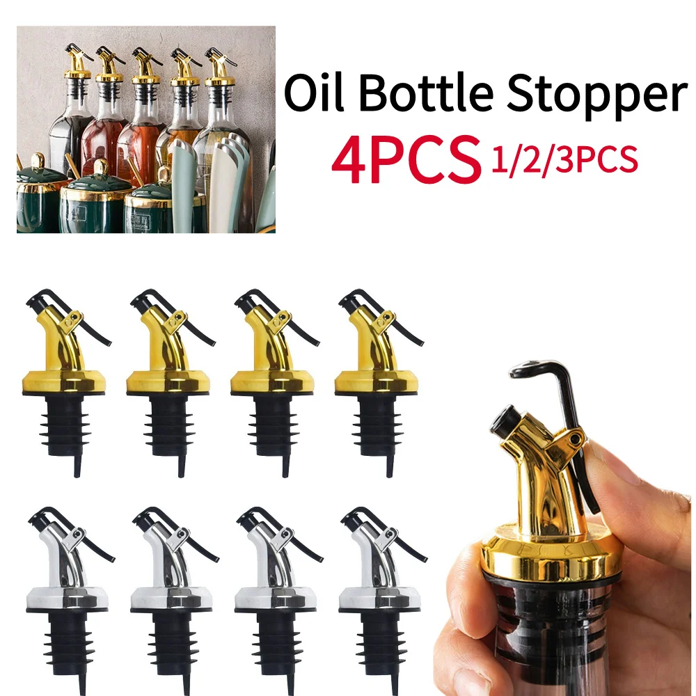 1-4PCS-Press-Type-Oil-Bottle-Stopper-Leak-proof-Oil-and-Vinegar ...