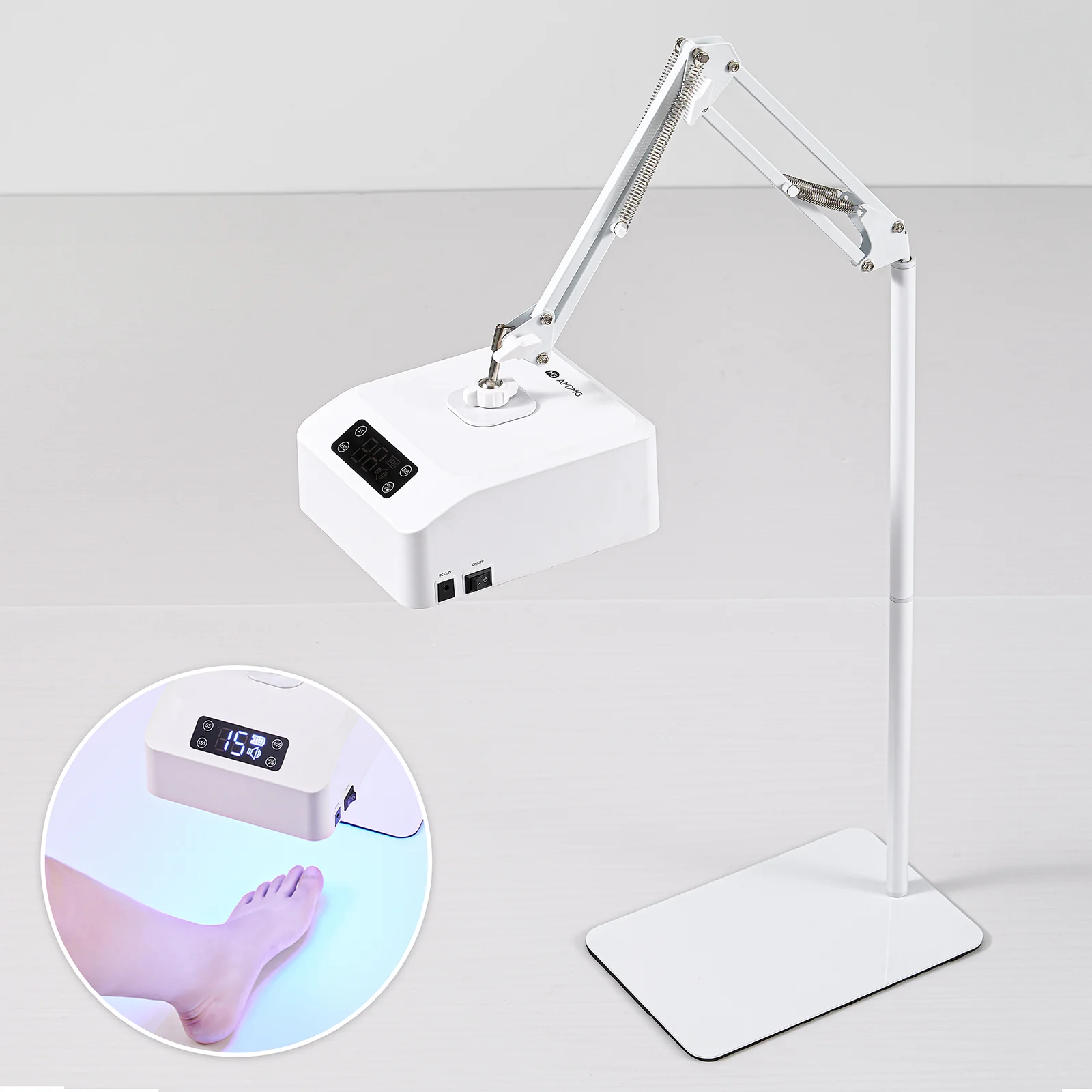35W-UV-Foot-Nails-Floor-Lamp-Rechargeable-UV-Feet-Lamp-LED-Curing-Lamp ...