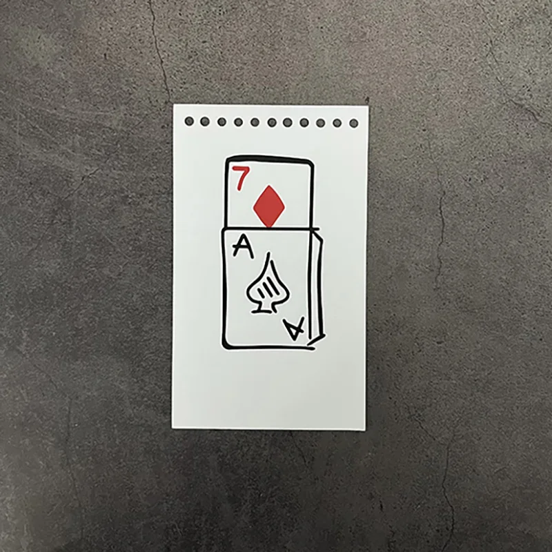 Close-up Cardiographic Refill (50 Pcs,7 of Diamonds) Magic Tricks Magia ...