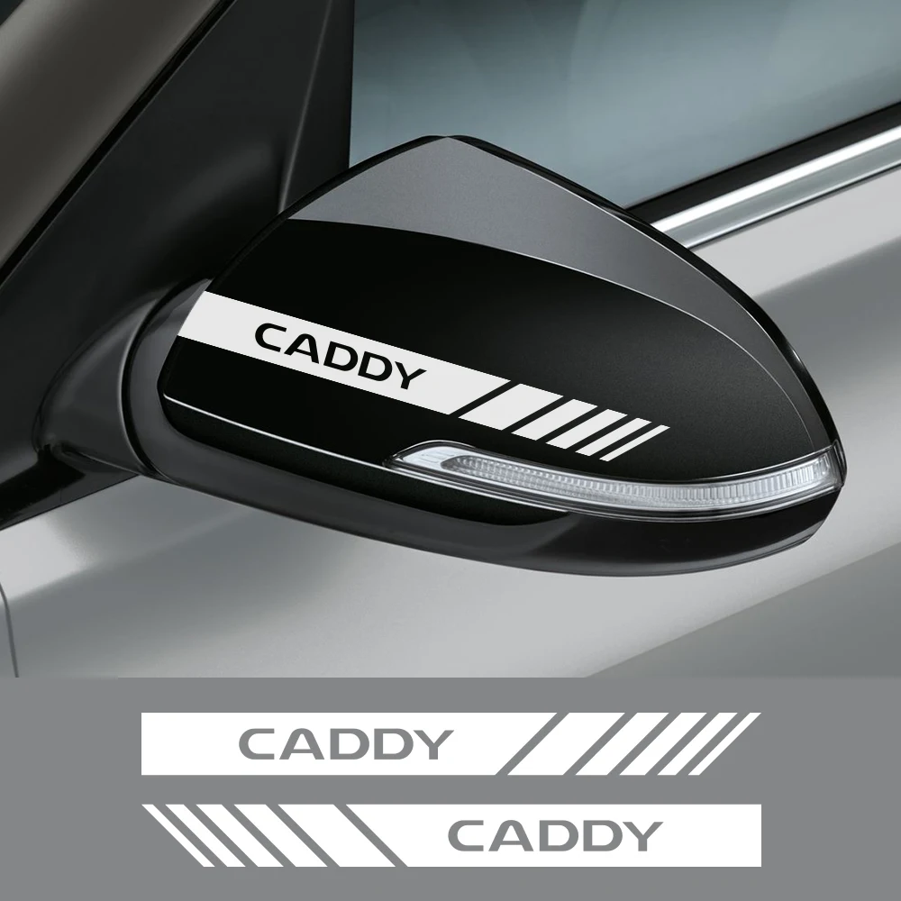 2PCS-Car-Rearview-Mirror-Stickers-For-Volkswagen-VW-Caddy-MK1-MK2-MK3 ...