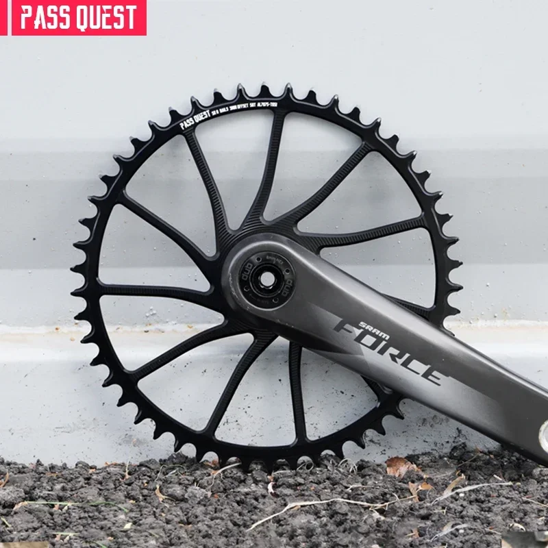 PASS-QUEST-Road-Bike-8-Nails-chainring-3mm-offset-Narrow-Wide-single ...