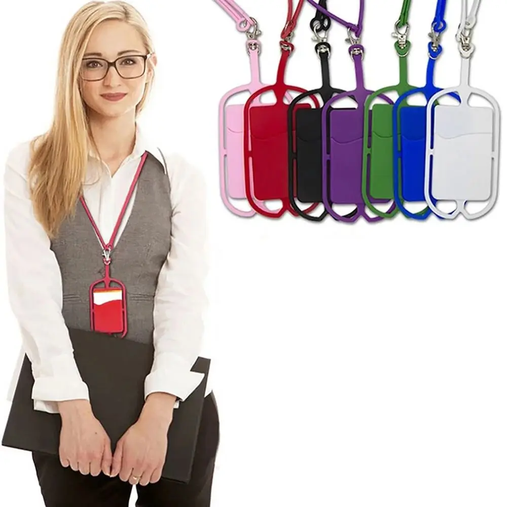 Universal-Silicone-Cell-Phone-Lanyard-Holder-Case-Cover-Phone-Neck ...