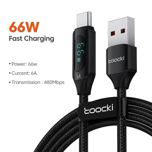 Tooci Type C إلى Type C Cable W إلى PD شاحن شحن سريع USB C كابل شاشة C ...