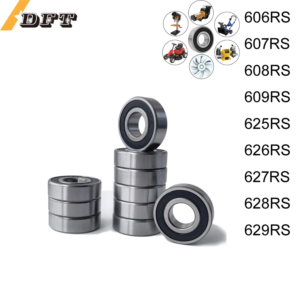 2/10 pcs 608 RS Skateboard Bearings Double Shielded,8x22x7 Miniature ...
