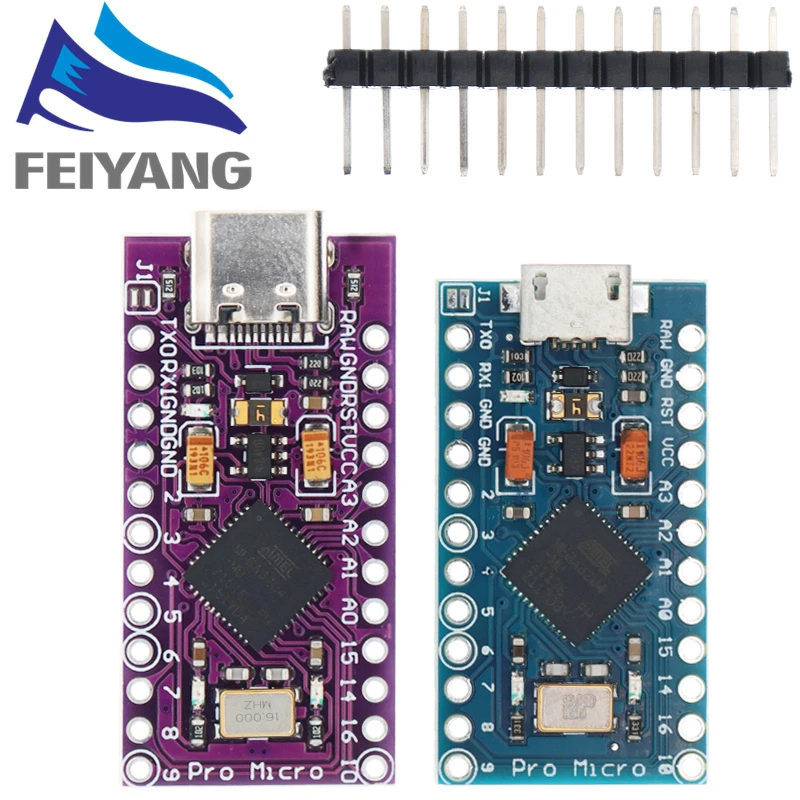 PRO MICRO/TYPE C USB 5V 16MHz Board Module For Arduino/Leonardo ...