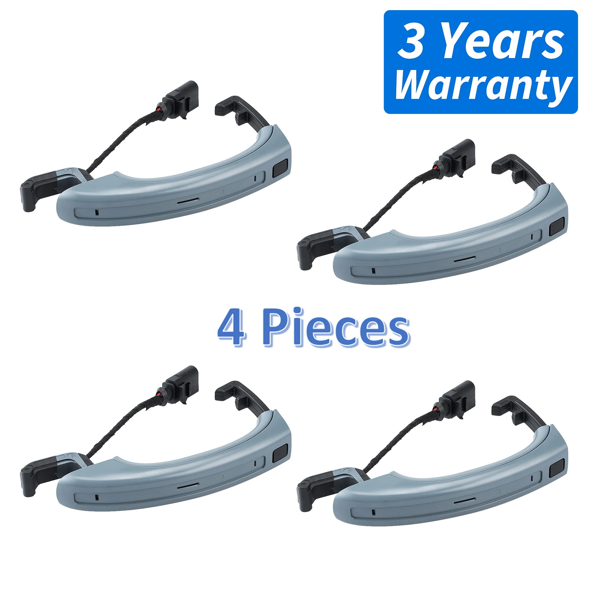4Pcs-OEM-Exterior-Door-Handle-4L0837207A-4L0837207AGRU-For-AUDI-Q7-4LB ...