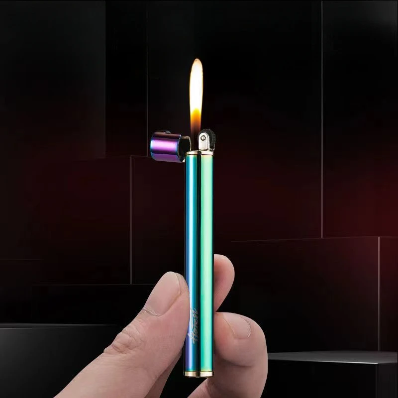 HONEST-Mini-Slim-Cigarette-shaped-Lighter-Metal-Material-Butane-Gas-Can ...