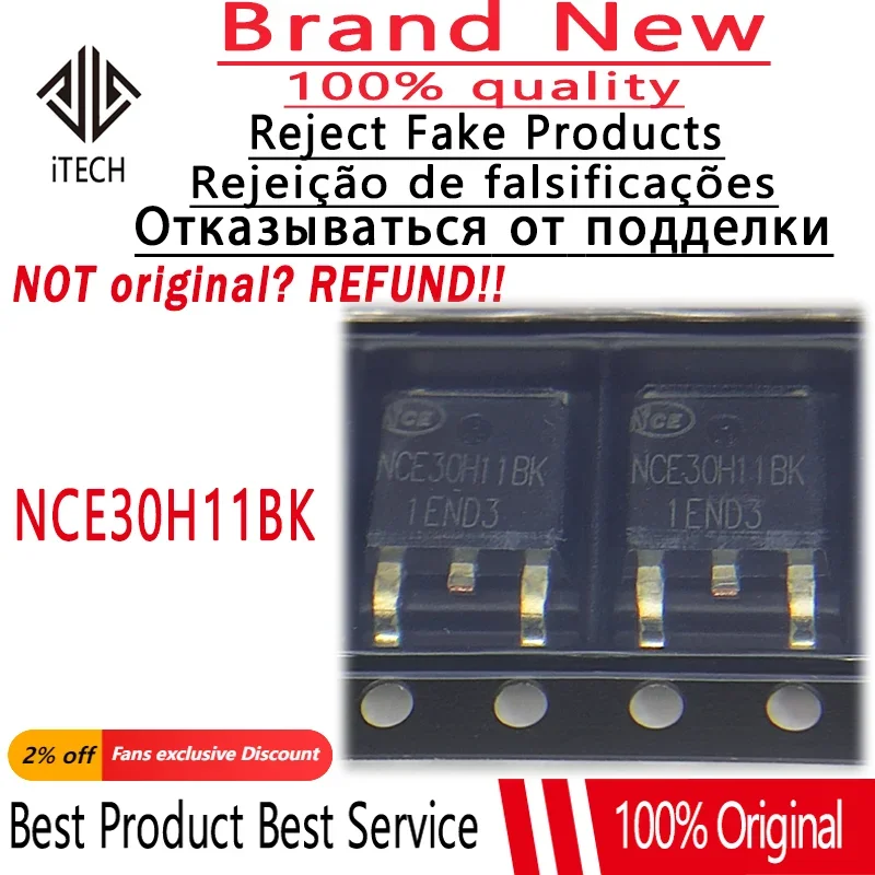 CHIP-MOSFET-5-piezas-TO-252-Original-y-genuino-NCE30H11-NCE30H11BK-IC-n ...