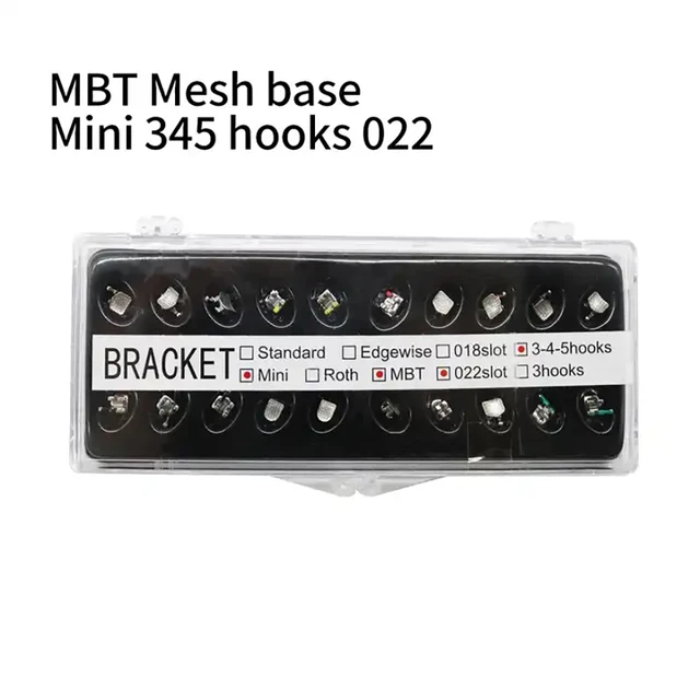 Brackets Orthodontiques Métalliques Mini Edgewise 022 345 - Pour ...