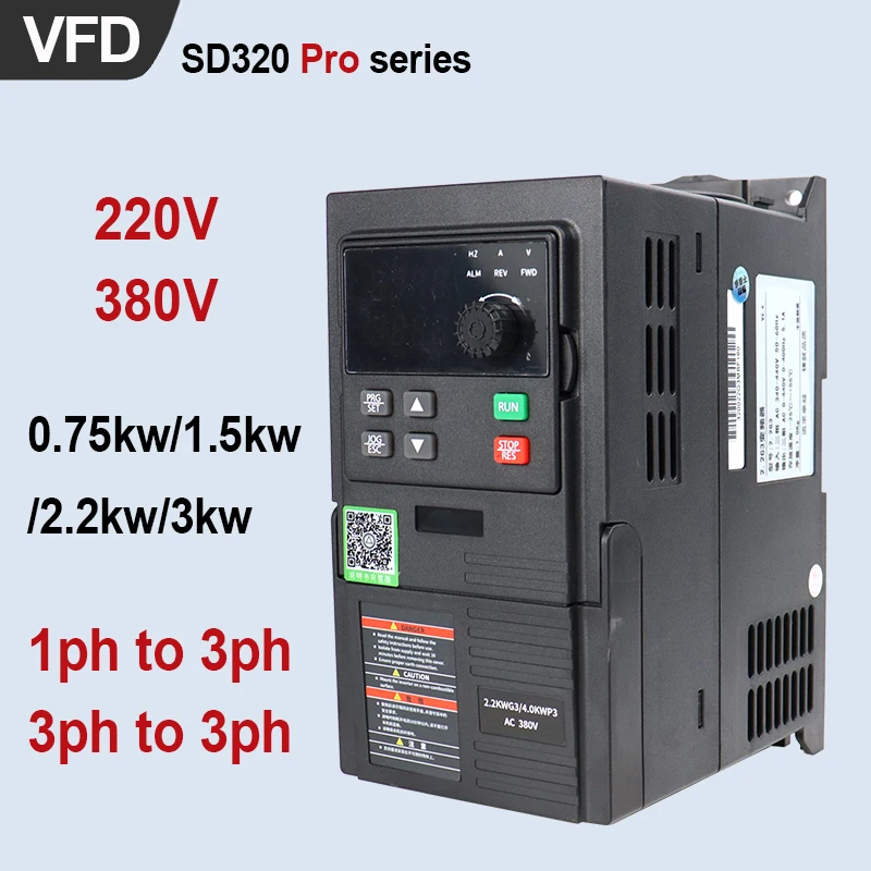 Hars-VFD-380V-220V-Variable-Frequency-Drive-0-75-1-5-2-2-3KW-Converter ...