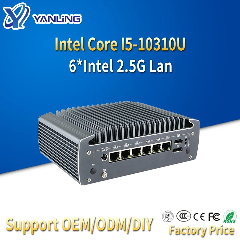 Fanless-Design-6-Lan-lntel-2-5G-Fanless-Pfsense-Firewall-Router-i5 ...