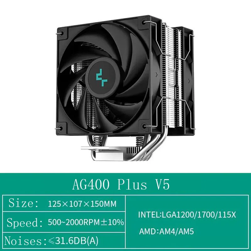 Deepcool ag400 plus cpu refrigerador de ar do radiador 3 heatpipes mudo ...