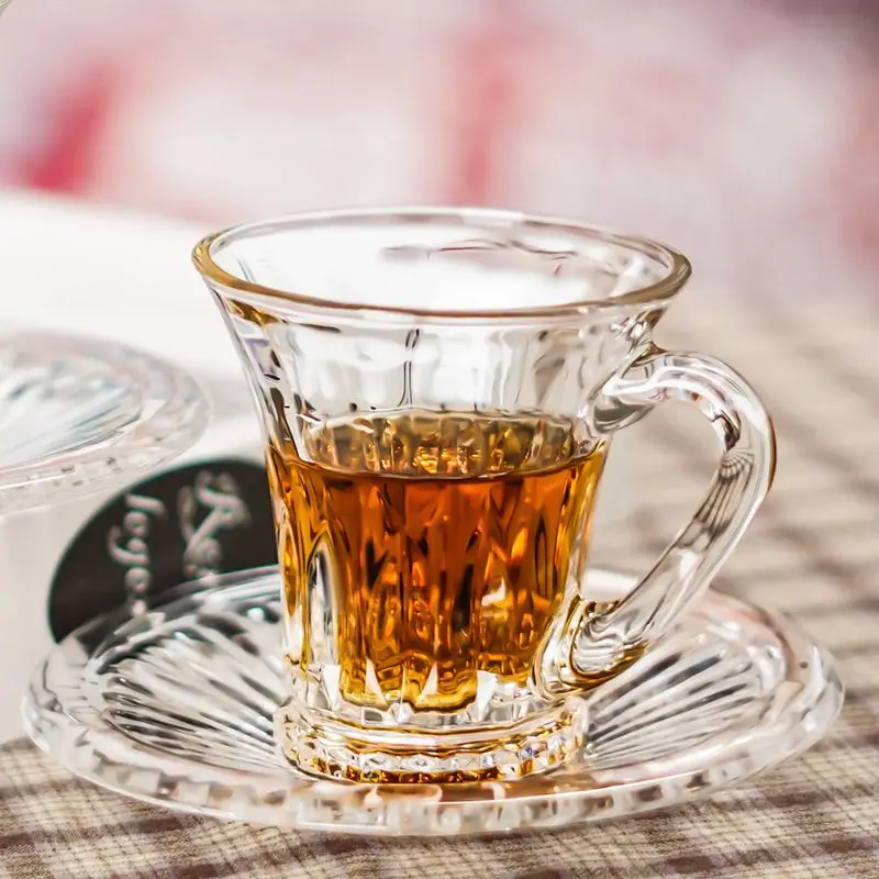 Portable-Crystal-Coffee-Cups-with-Saucer-Heat-Resistant-Transparent ...
