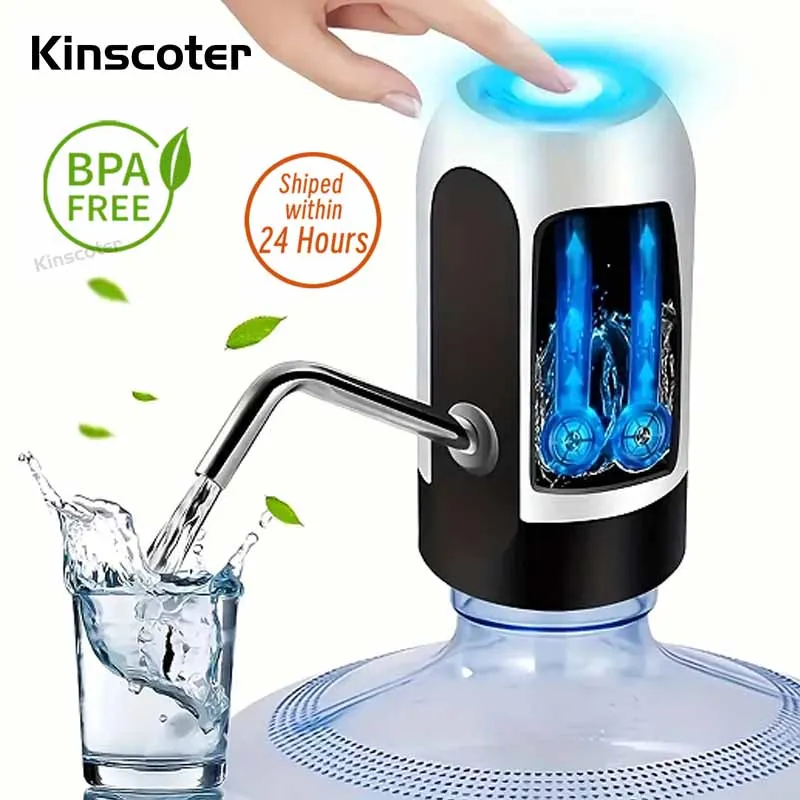 Kinscoter Rechargeable Portable Water Pump Mini Automatic Water ...