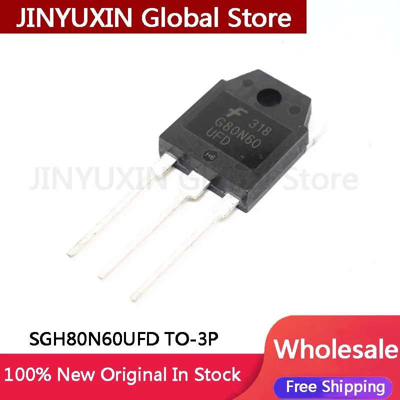 5PCS-SGH80N60UFD-G80N60-80N60-80A-600V-TO-3P-Ultrafast-IGBT-new ...