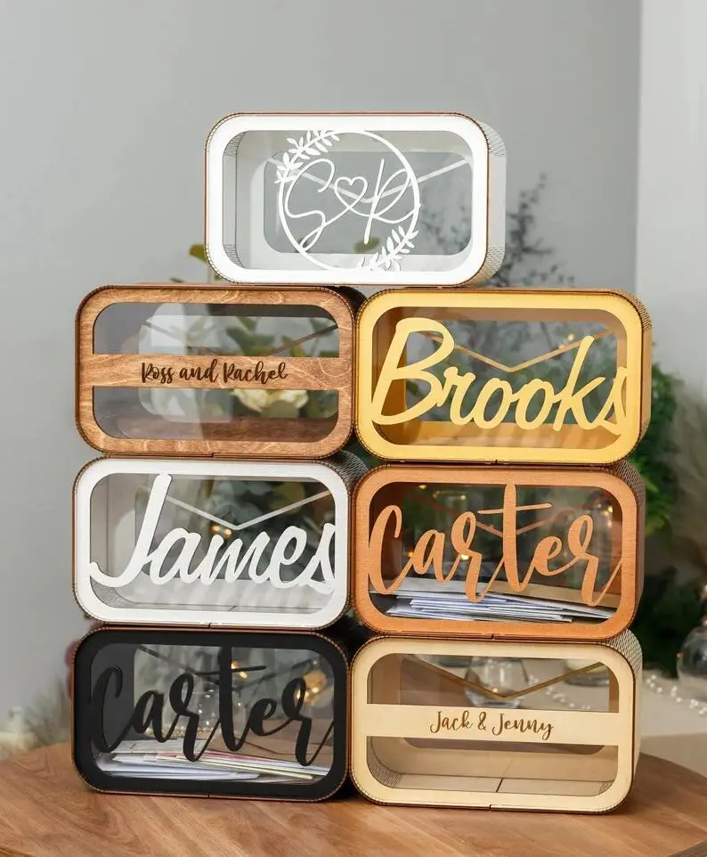 Personalized-Wedding-Card-Box-Engraved-Name-Wooden-Envelope-Box-Money ...