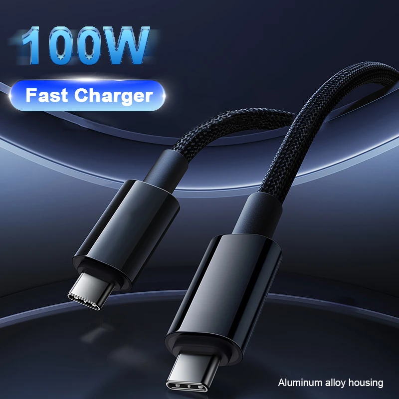 PD-100W-Type-C-to-Type-C-Flash-Charging-Cable-For-Apple-iPhone-15-Pro ...