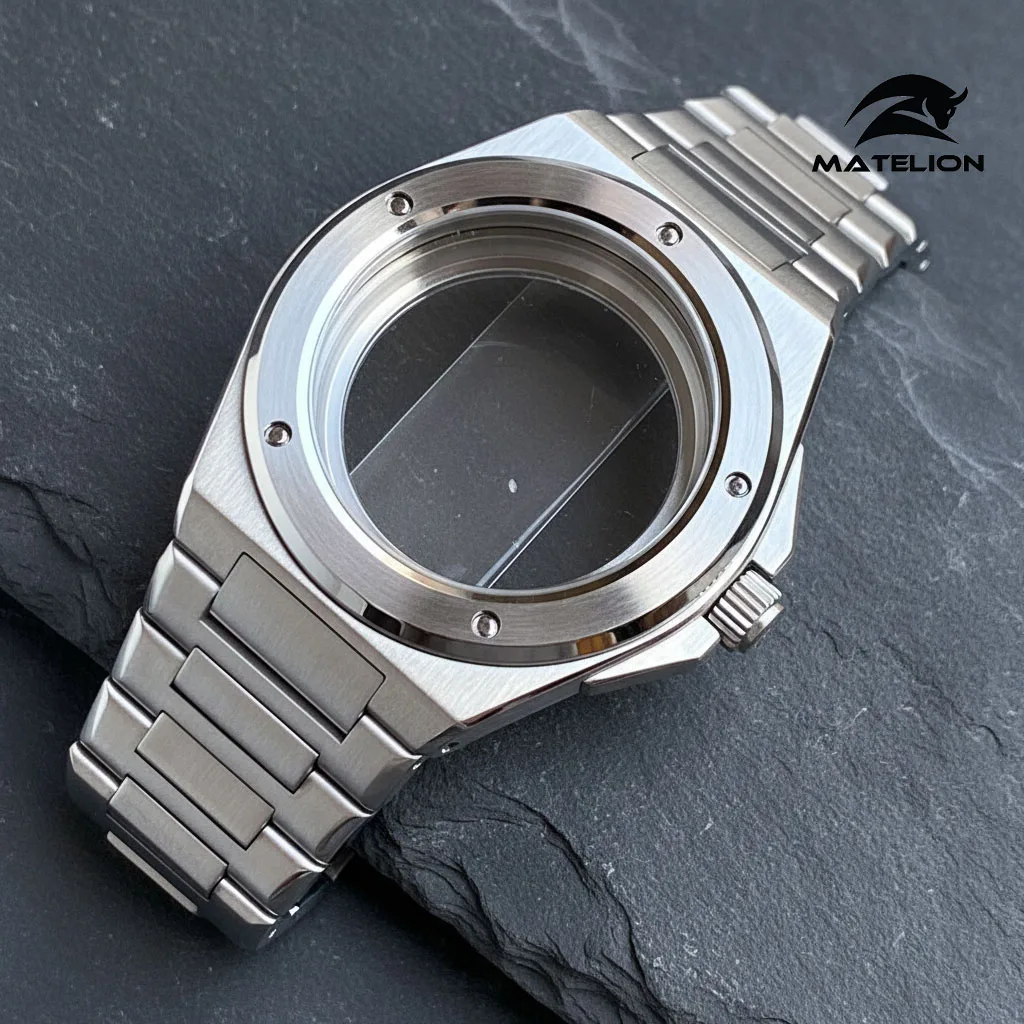 200M Waterproof 40mm Sapphire Dive Watch Case For Ingenieur NH35 NH36 ...