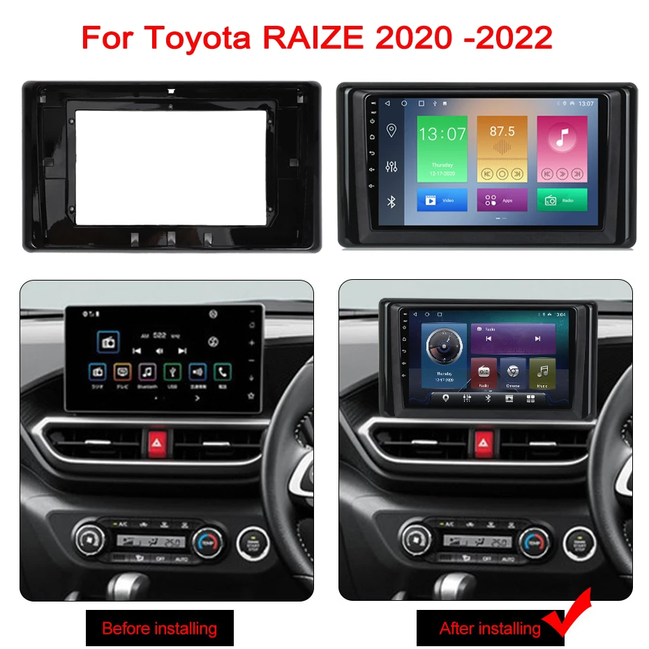 Car-audio-Stereo-frame-For-Toyota-RAIZE-2020-car-Radio-Fascias-Panel ...