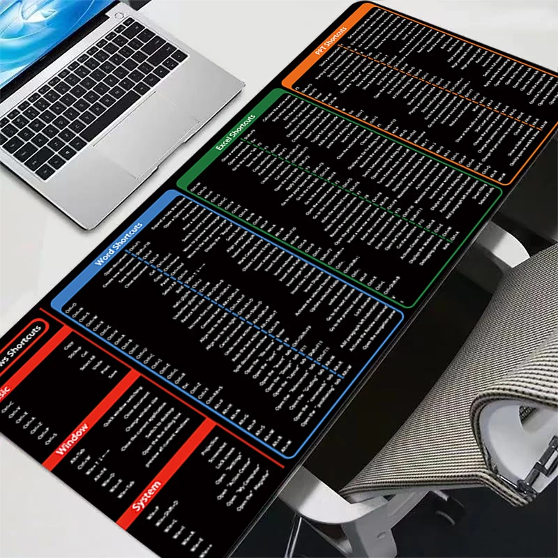 For-Excel-Word-Shortcuts-Mouse-Pad-Office-Smooth-Mousepad-Portable-with ...