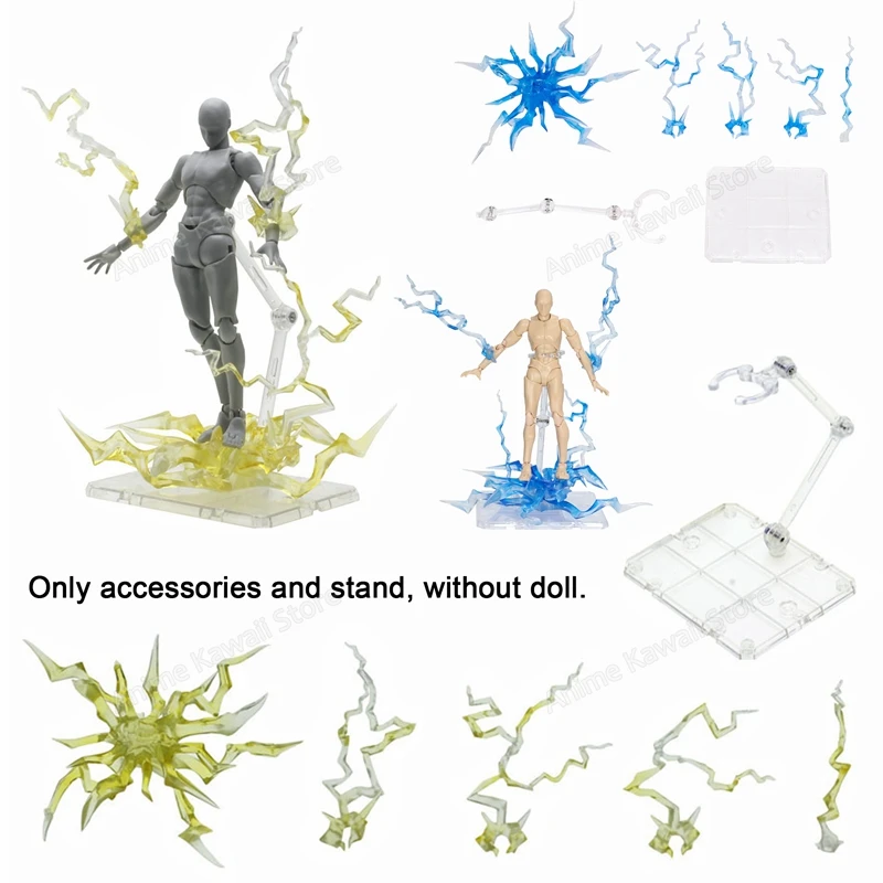Anime-Figure-Thunder-Effect-Special-Model-Bracket-Series-DIY-Battle ...