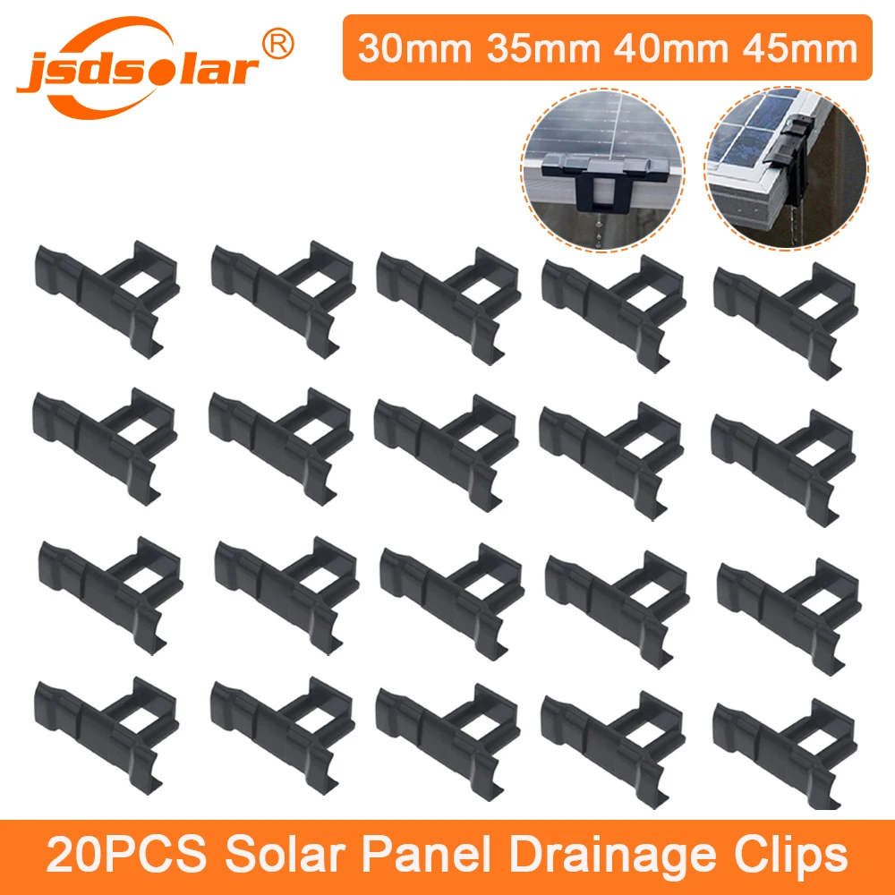 Solar-Panel-Drainage-Clips-Water-Diversion-Clip-Solar-Cleaning-Clip-30 ...