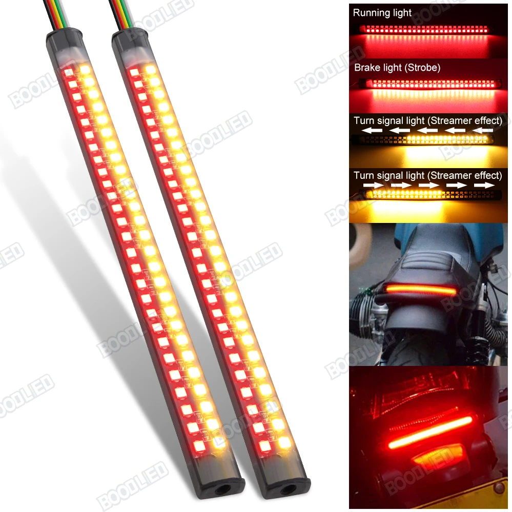 2Pcs-Motorcycle-Led-Rear-Turn-Signal-Brake-Light-Stop-Daytime-Running ...