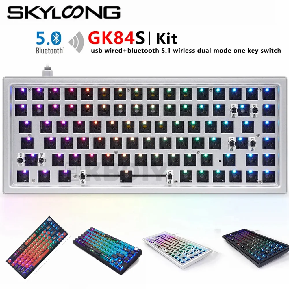 Skyloong-GK84-GK84S-Custom-DIY-Mechanical-Keyboard-Kit-Gaming ...