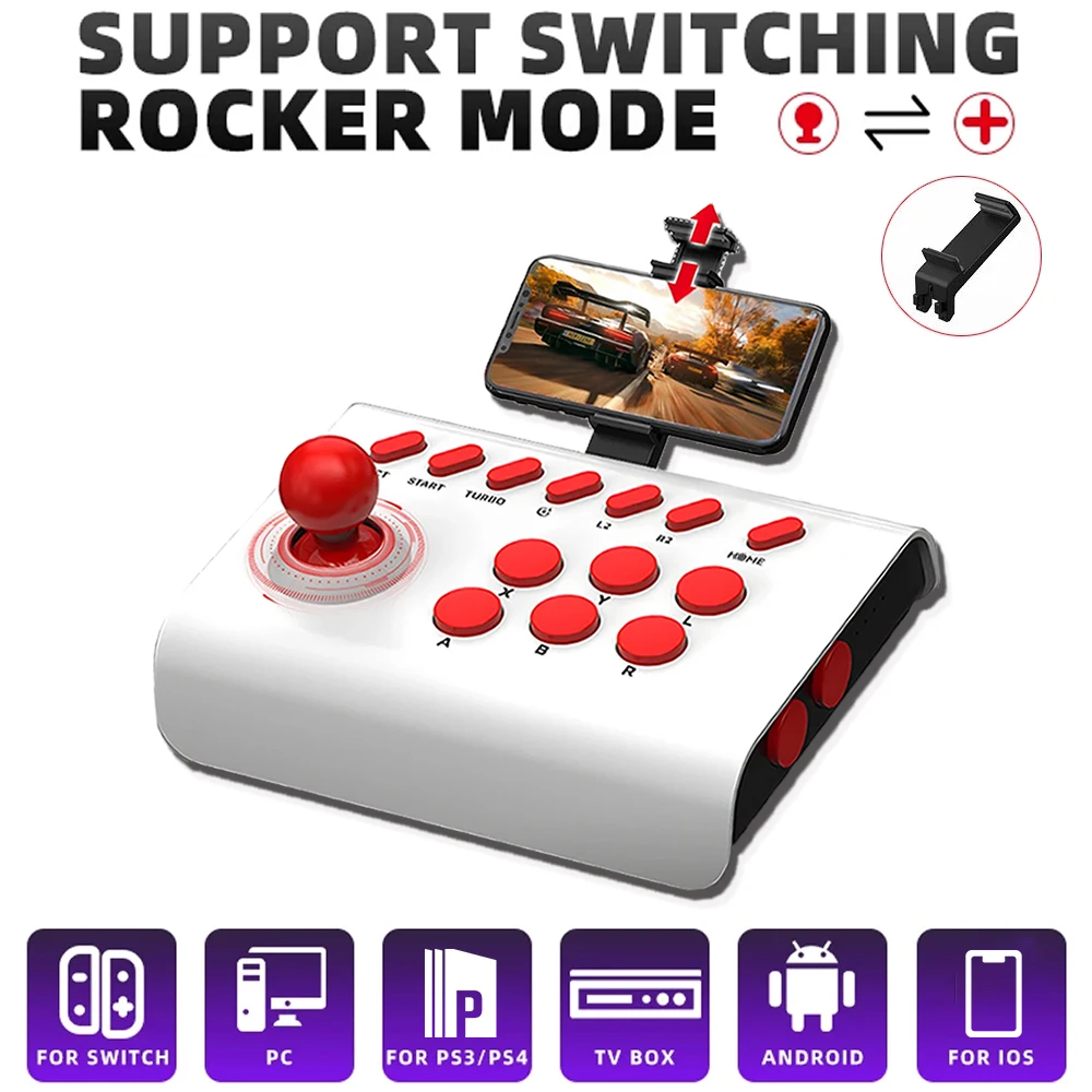Mando-inal-mbrico-con-Bluetooth-mando-Retro-Arcade-Joystick-para-PC ...