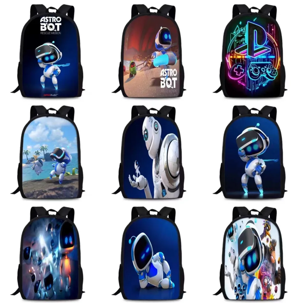 Astro-Bot-Backpack-Astro-Bot-Game-School-Bag-Bookbag-Back-Pack-Birthday ...