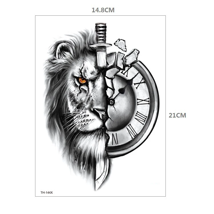 Time Clock Tattoo Sleeve