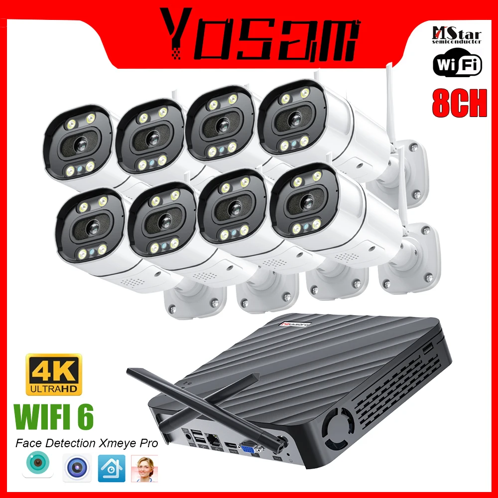 2K-5MP-3MP-Full-HD-8CH-Wireless-NVR-Security-WIFI-IP-Camera-System-Kit ...