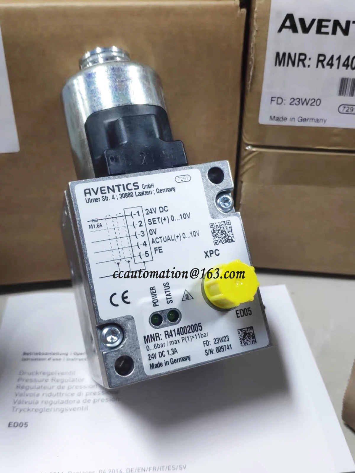 AVENTICS-Proportional-Valve-R414002005-R414002004-Pressure-Regulating ...