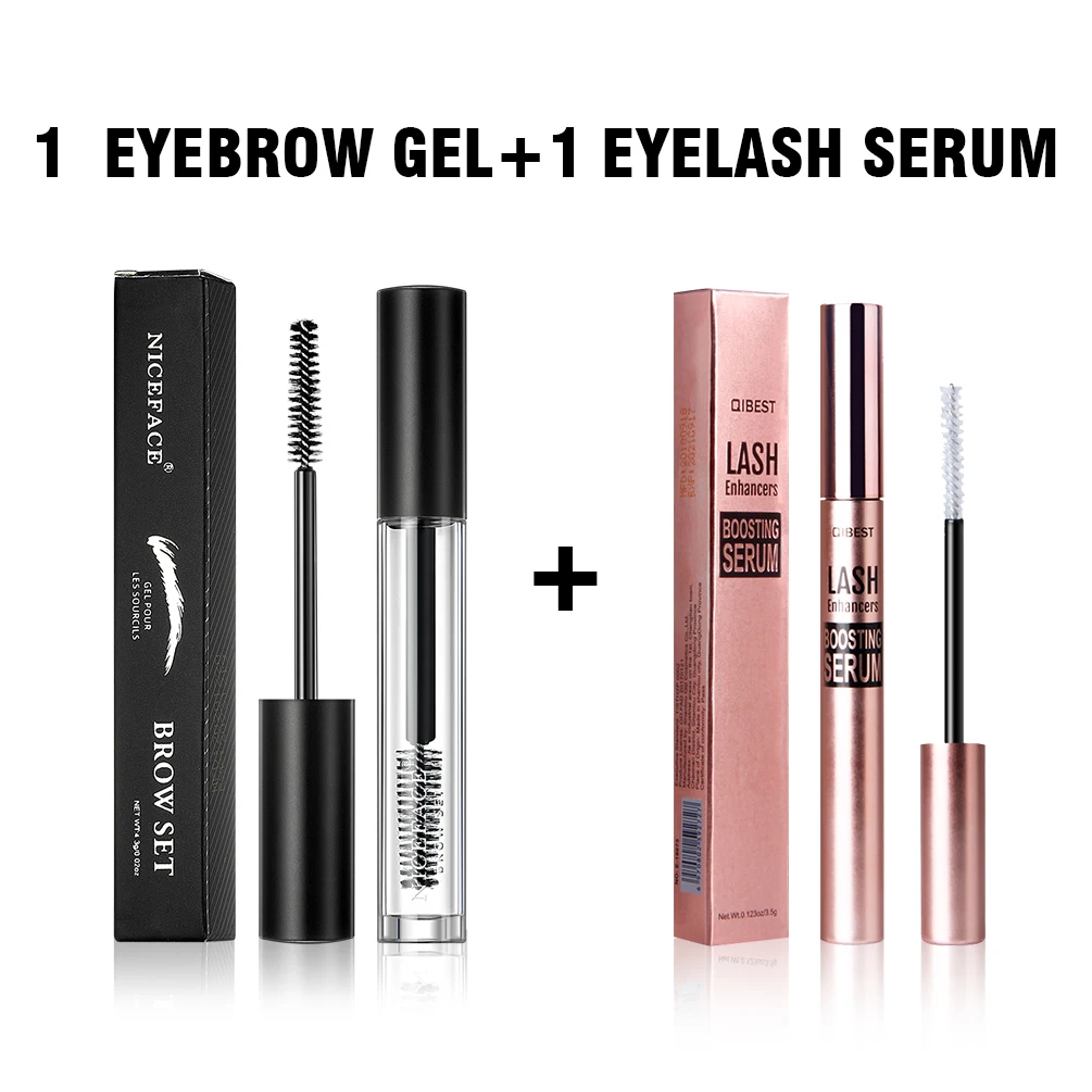 Transparent Eyebrow Gel Brows Wax And Eyelash Growth Serum Sets ...