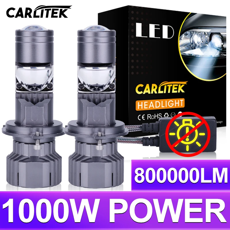 Bi-LED-H4-Projector-Lens-800000LM-Mini-Car-Bulb-1000W-Canbus-Auto ...