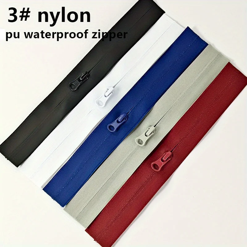 5-pcs-3-15cm-25cm-pu-waterproof-color-zipper-nylon-color-reverse ...
