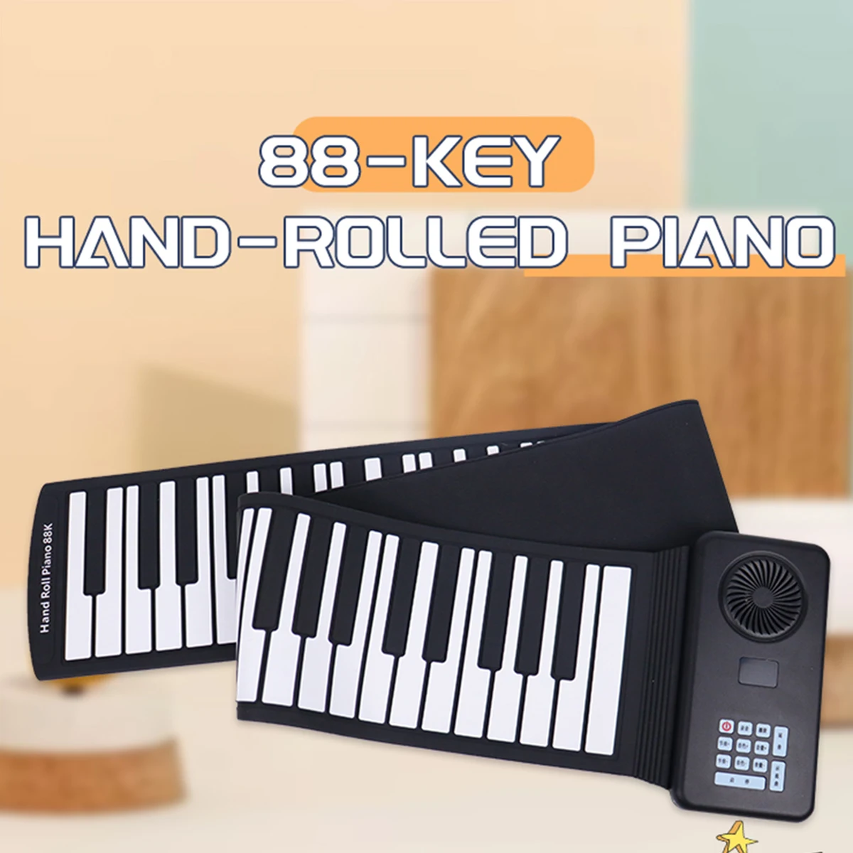 Portable-Hand-rolled-Piano-with-Trumpet-88-Keys-Foldable-Piano-Beginner ...