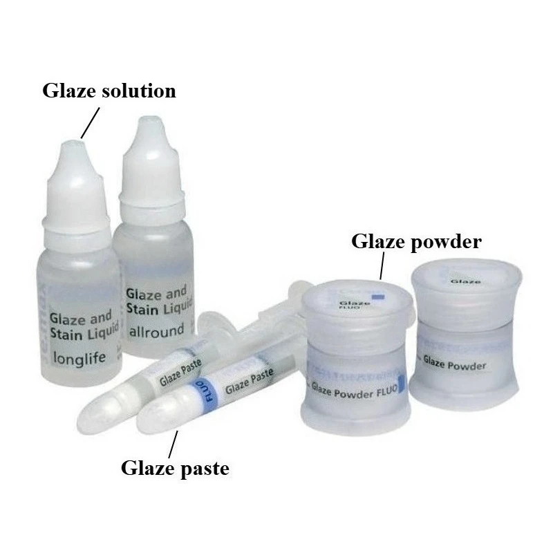 Dental Ceramic Glaze Powder Ceramic Glaze Dyeing Solute Low Temperature ...